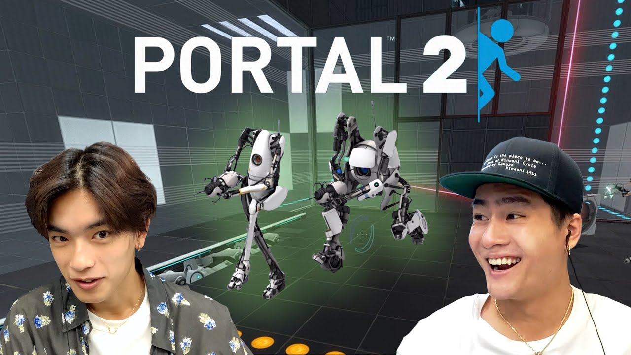 ワープしながら協力謎解き！2人で挑む名作パズルゲーム！【Portal 2】 - MAGMOE