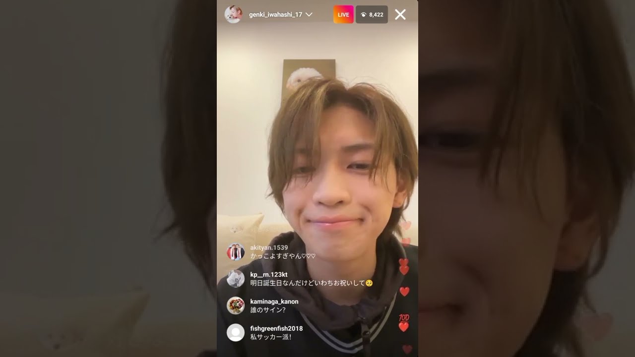 Iwahashi Genki IG Live 2022-09-18 (Part 3) | 岩橋玄樹インスタライブ 2022年9月18日 (@genki_iwahashi_17) - MAGMOE