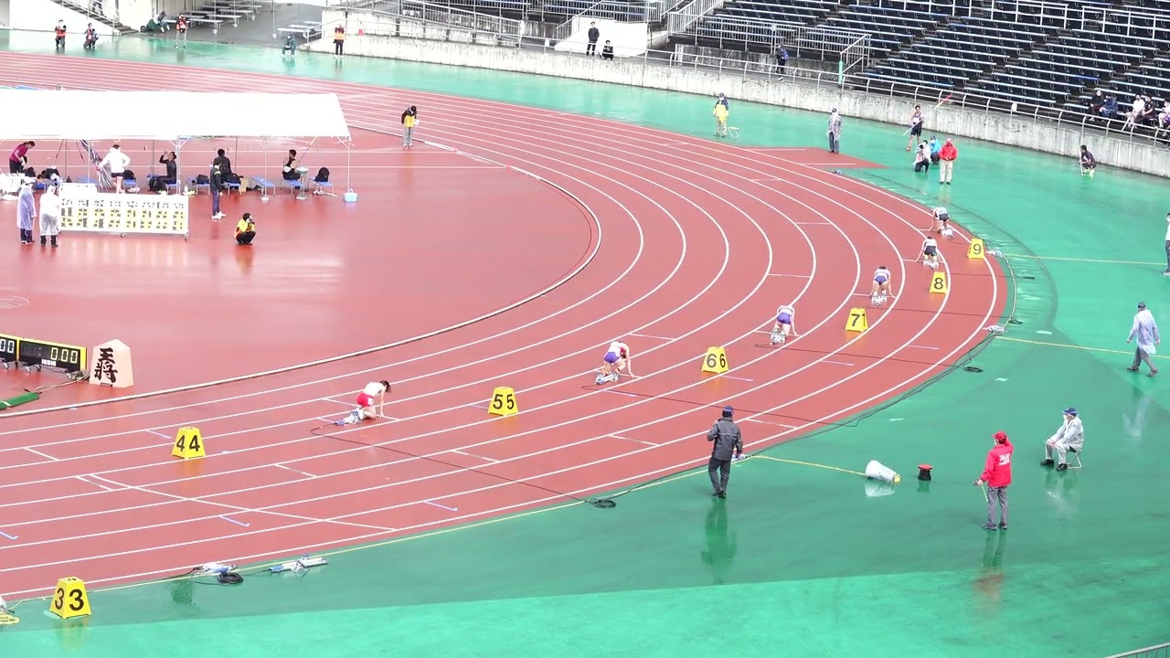 [4k]女子400m 決勝 東日本実業団陸上 2022年5月14日(土) - MAGMOE