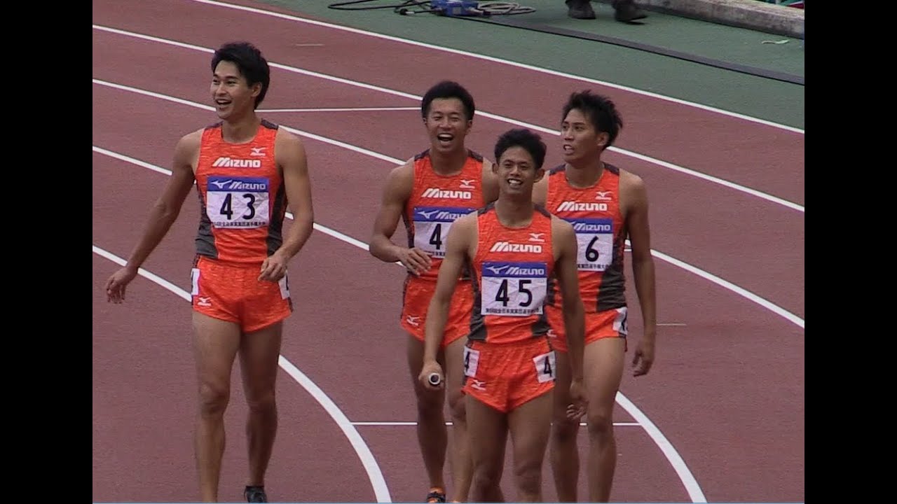 【大会新】全日本実業団陸上 男子4×400mリレー（ミズノ・3:04.51） 大阪長居 2016.9 - MAGMOE