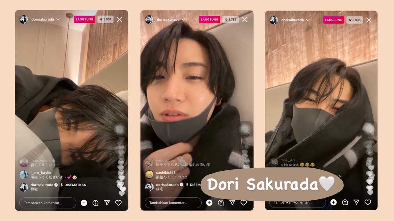 [16022022] 桜田 通 | Dori Sakurada IG LIVE - MAGMOE