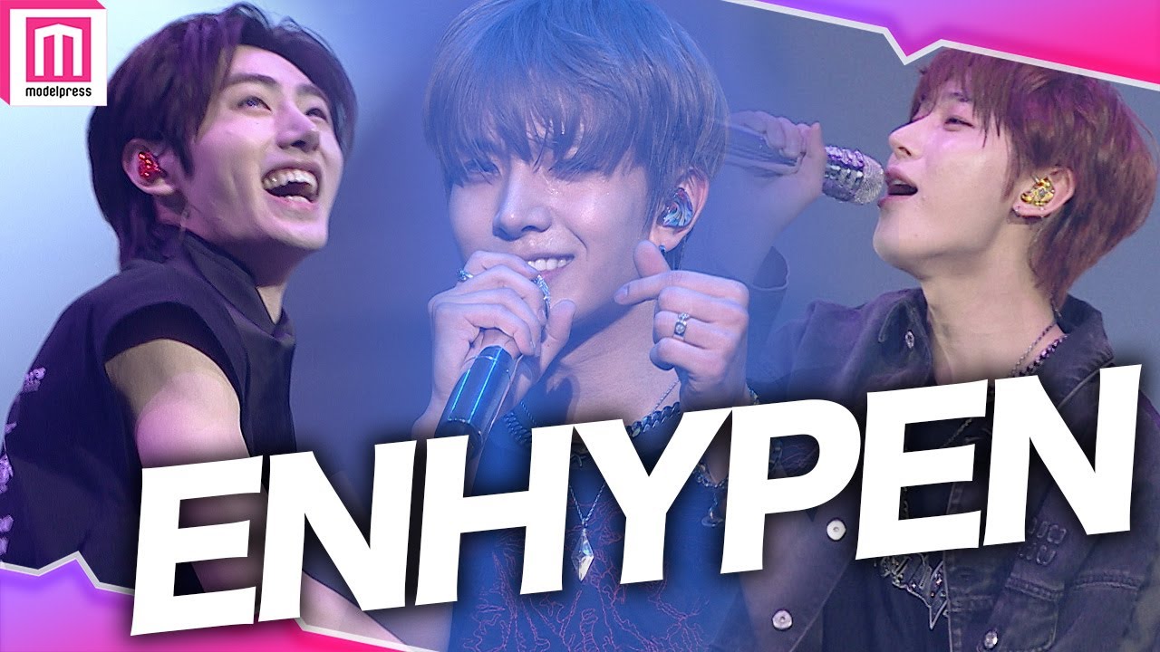 【LIVE】ENHYPEN「SHOUT OUT」披露！ステージ走り回り会場を盛り上げる『KROSS vol.2』【엔하이픈】 - MAGMOE