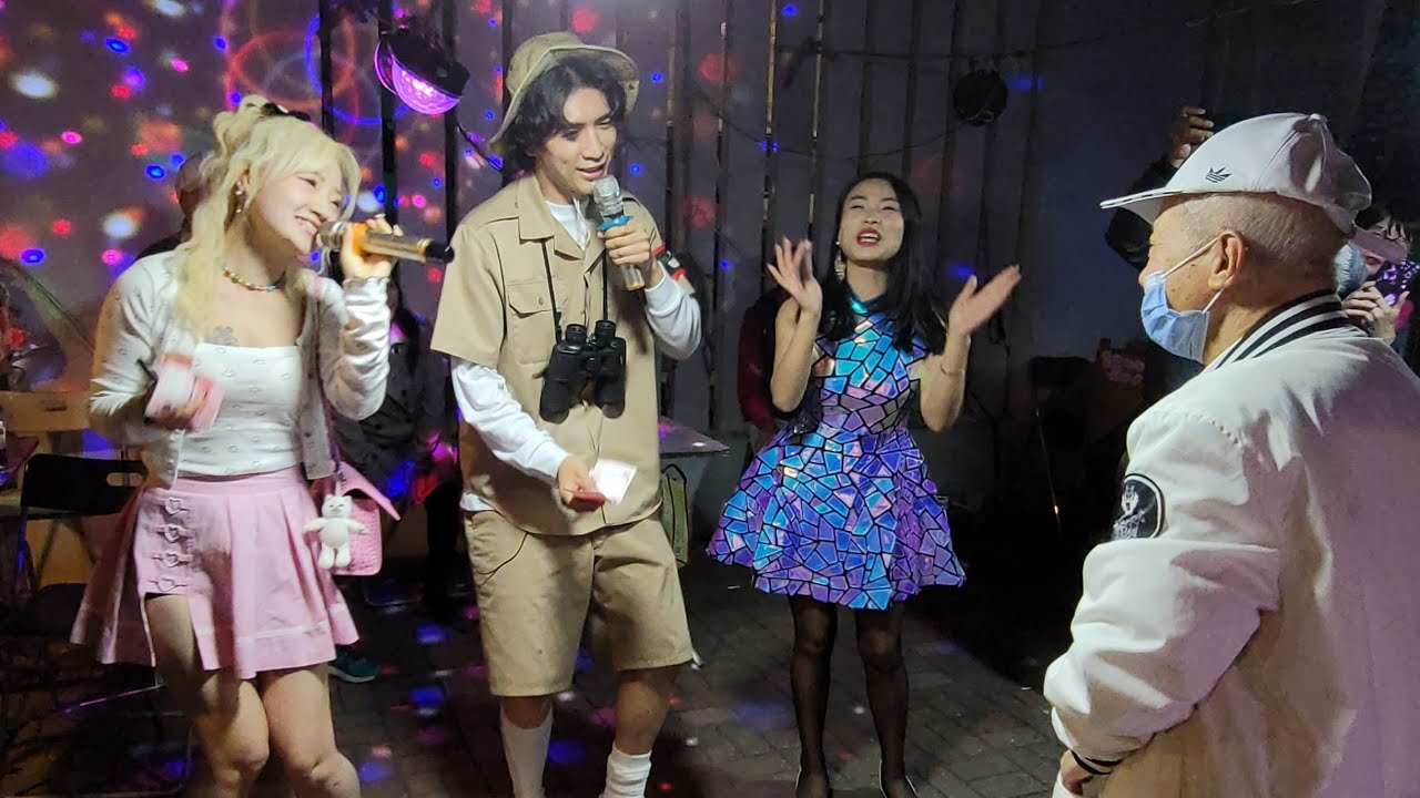 #屯門娜娜💃+日本歌手#藤井流星🎤/逅麗💃/#Happy伯♦️巧遇日本朝日電視台拍攝綜藝節目 🎥♦️~#我只在乎你+#上海灘~2023/03/02 - MAGMOE