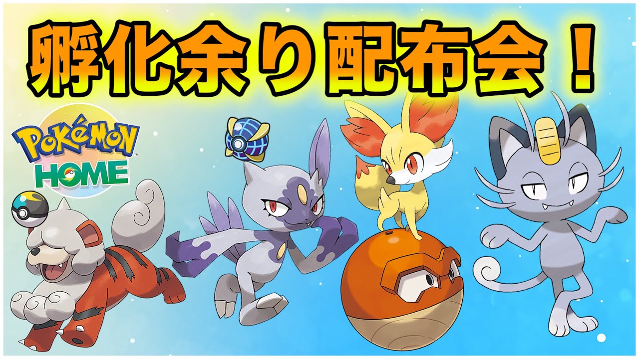 【ポケモンSV】HOME解禁！色違いフォッコ厳選しながらオシャボ入り夢特性の孵化余り配布配信！！※24時終了 - MAGMOE