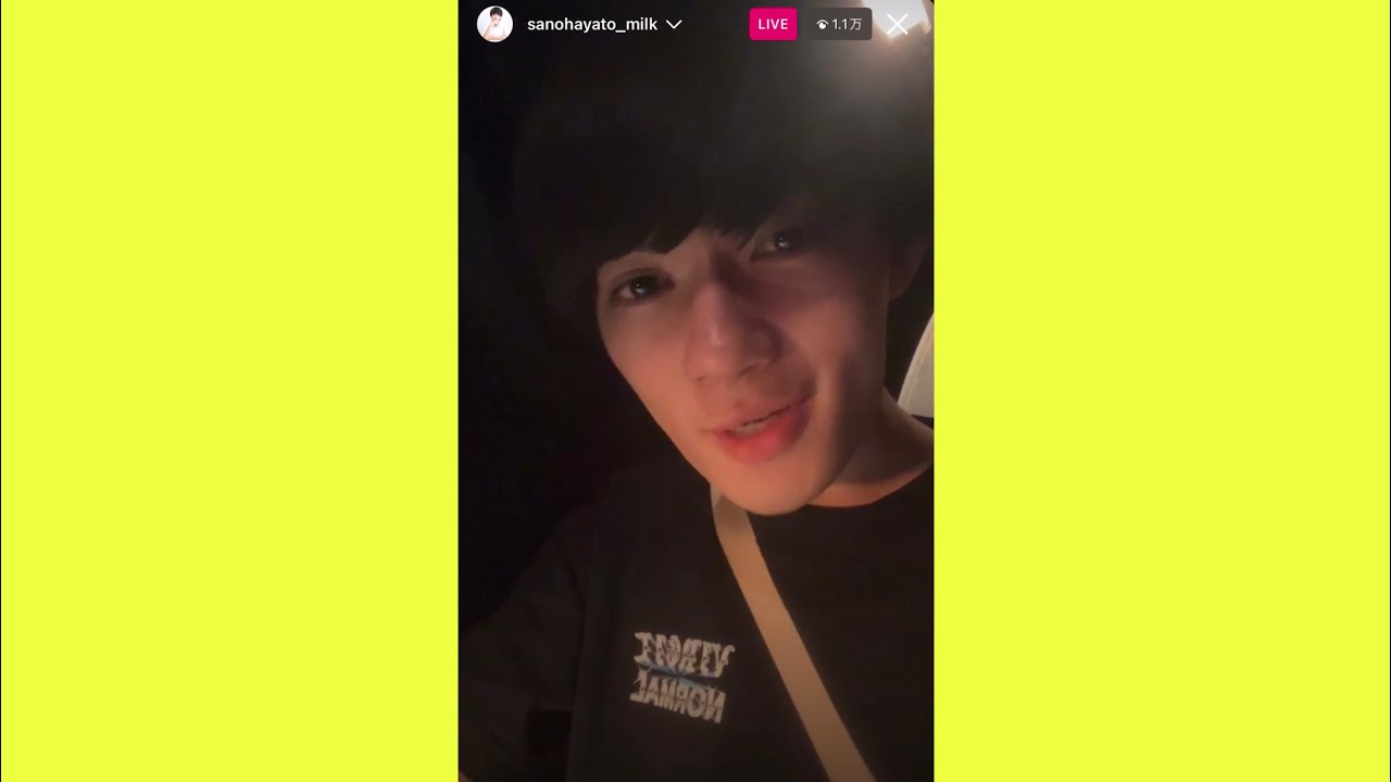 230717 佐野勇斗(M!LK)Instagram live - MAGMOE