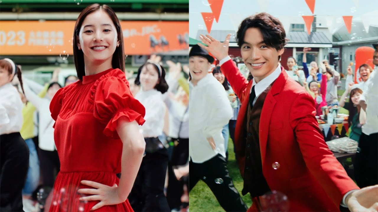 新木優子＆福士蒼汰、真っ赤な衣装で華麗なダンス披露 東京シティ競馬新CM「JBC2023 ⾼鳴れ、JBC。Road to JBC篇」 - MAGMOE