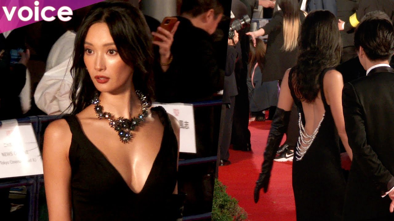 菜々緒、大胆胸元＆美背中 妖艶なドレス姿でレッドカーペット：第36回東京国際映画祭 - MAGMOE