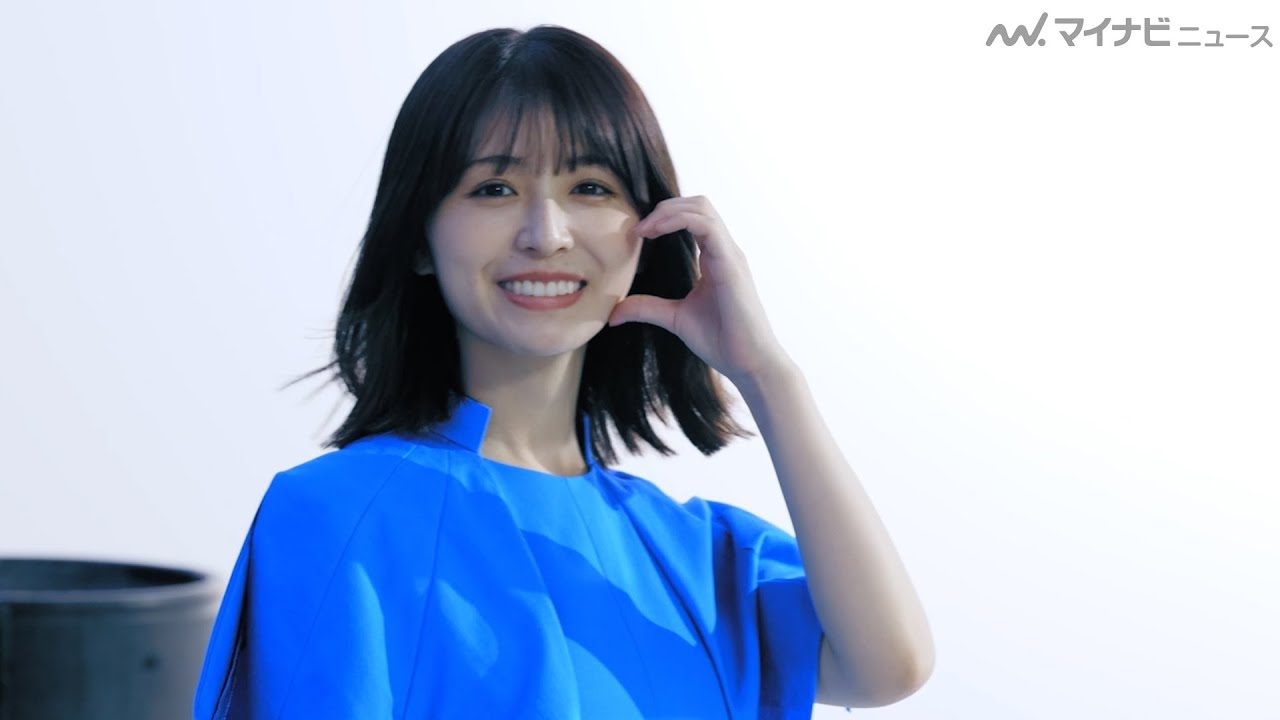 長濱ねる、カメラを見つけほっぺにハート！思いっきりジャンプする姿も注目 NTT新CM＆メイキング映像公開 - MAGMOE