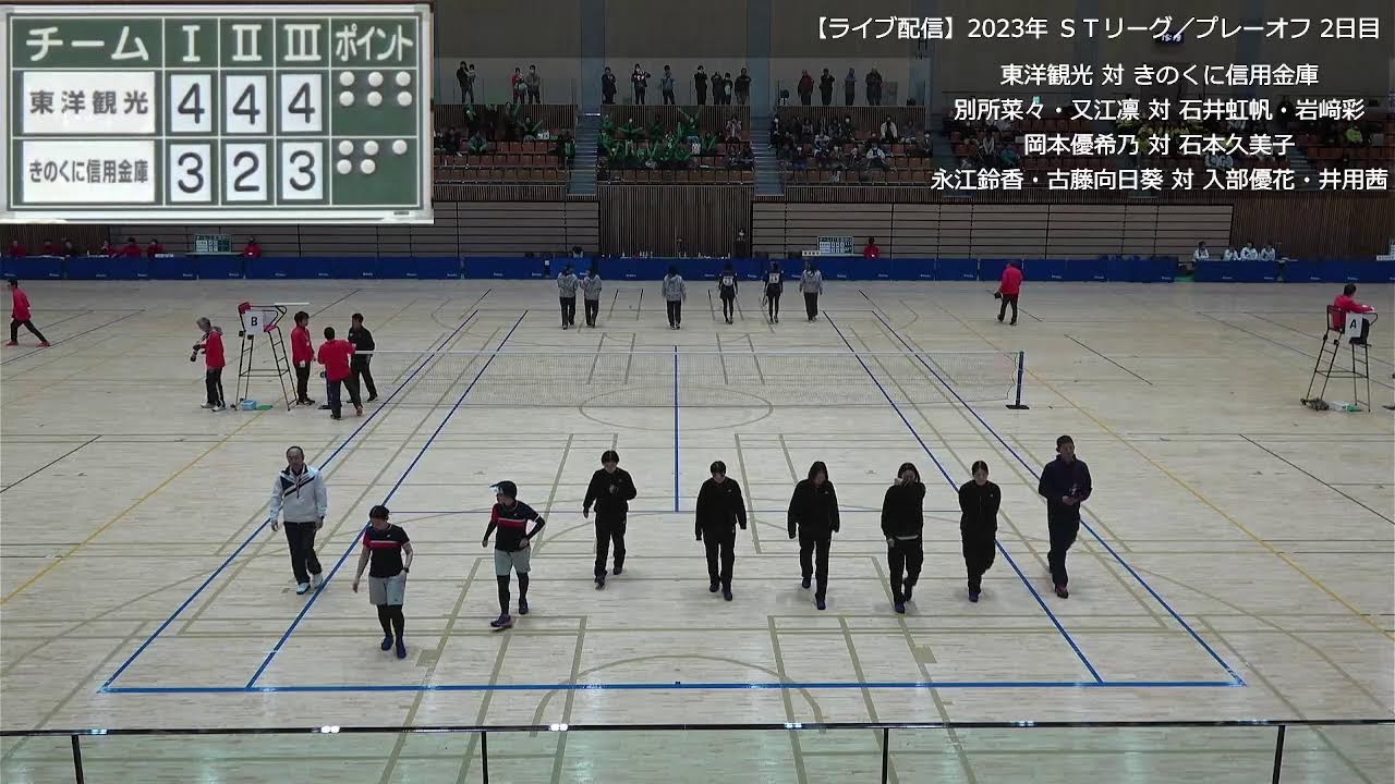 【ライブ配信：Bコート】2023年 STリーグ／プレーオフ 2日目 - MAGMOE