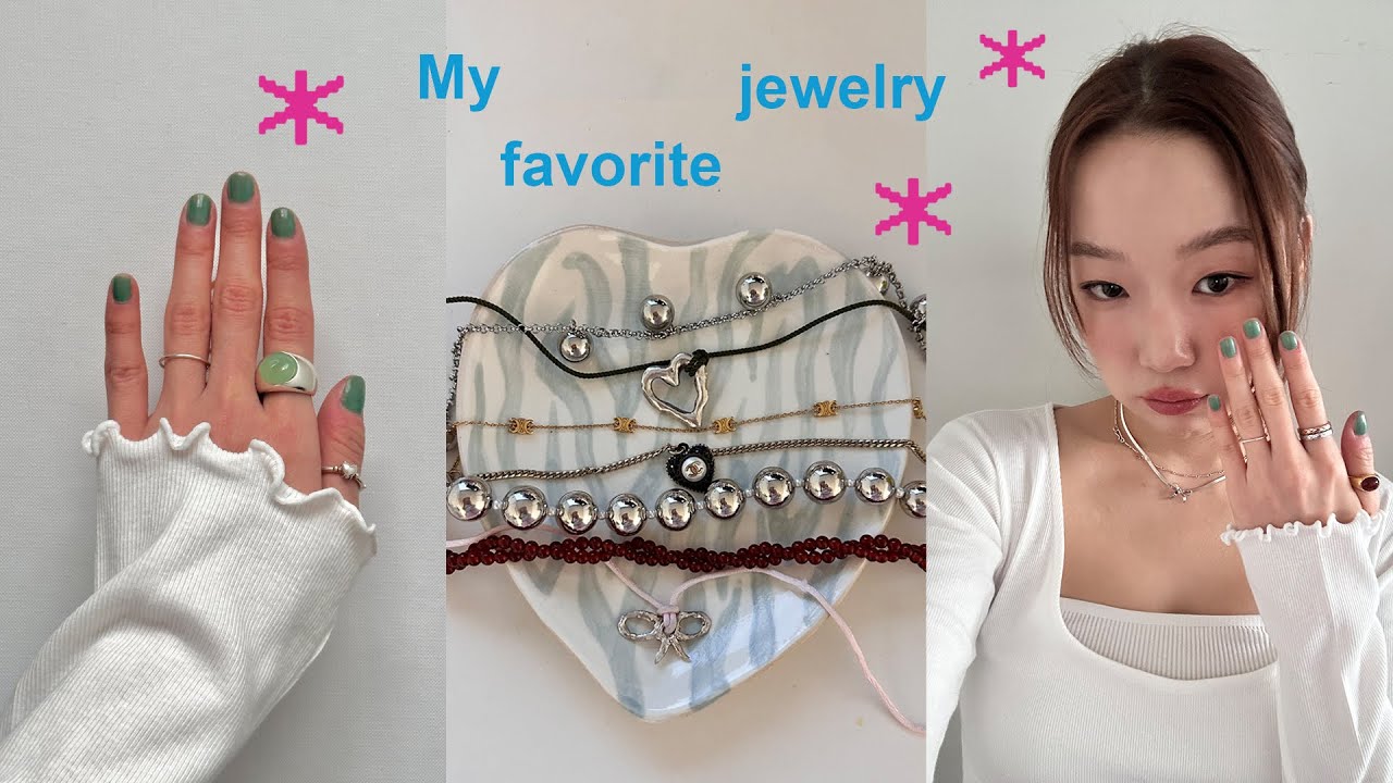 (SUB) 질문 많았던 나의 악세사리 모음 zip₊˚⊹♡ 최애 엄지링 • 실버러버의 요즘 빠진 골드들...🏆 - MAGMOE