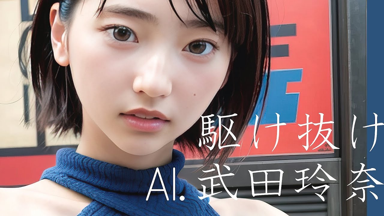 駆け抜ける､AI.武田玲奈 / RENA + GT-R 2024 Nissan - MAGMOE