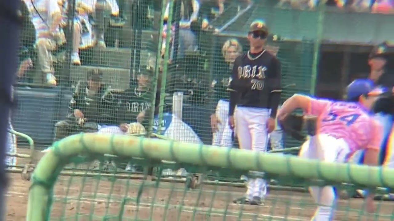 ファーム 藤嶋健人 三振を奪い8回を無安打無失点に抑える(2024/4/20) - MAGMOE