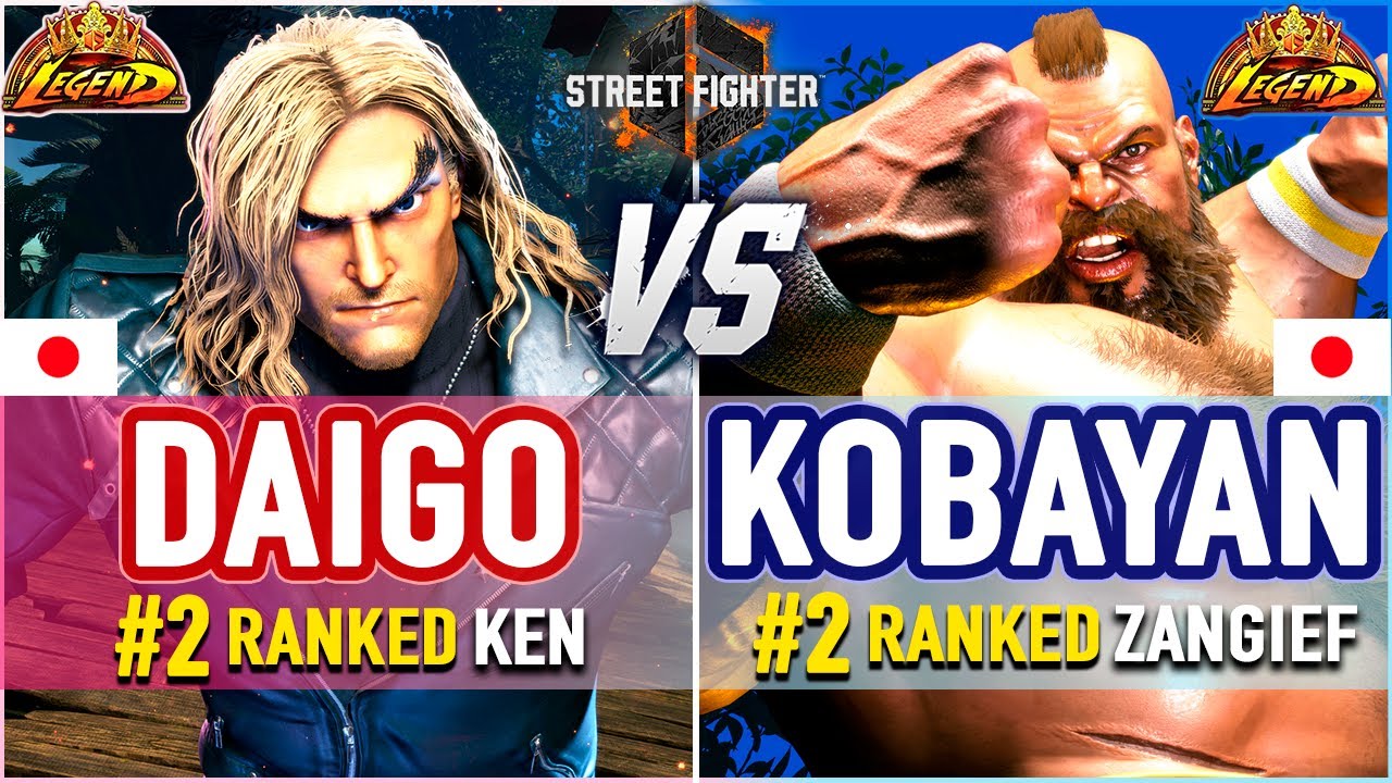 SF6 🔥 Daigo (#2 Ranked Ken) vs Kobayan (#2 Ranked Zangief) 🔥 SF6 High Level Gameplay - MAGMOE