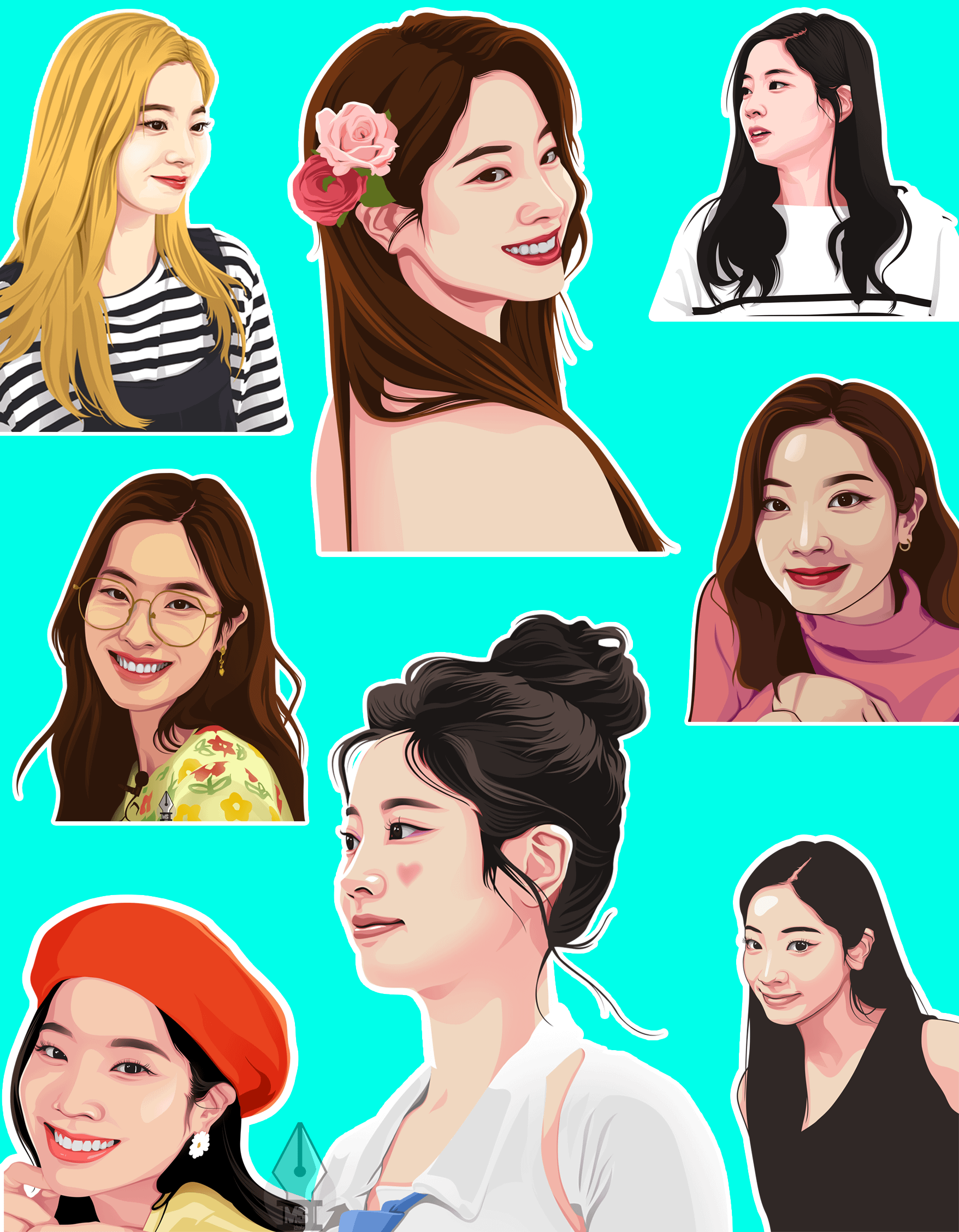 ダヒョンのファンアート - MAGMOE