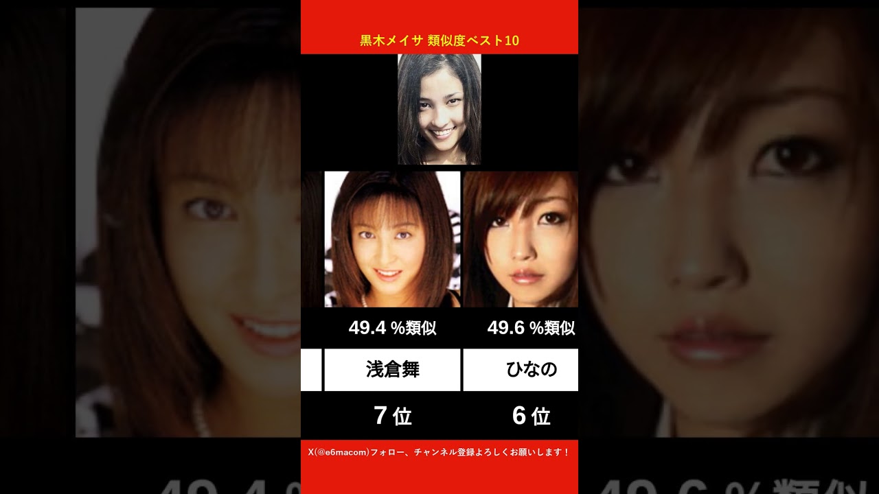 黒木メイサに似てるAV女優ベスト10 【AI解析】 - MAGMOE