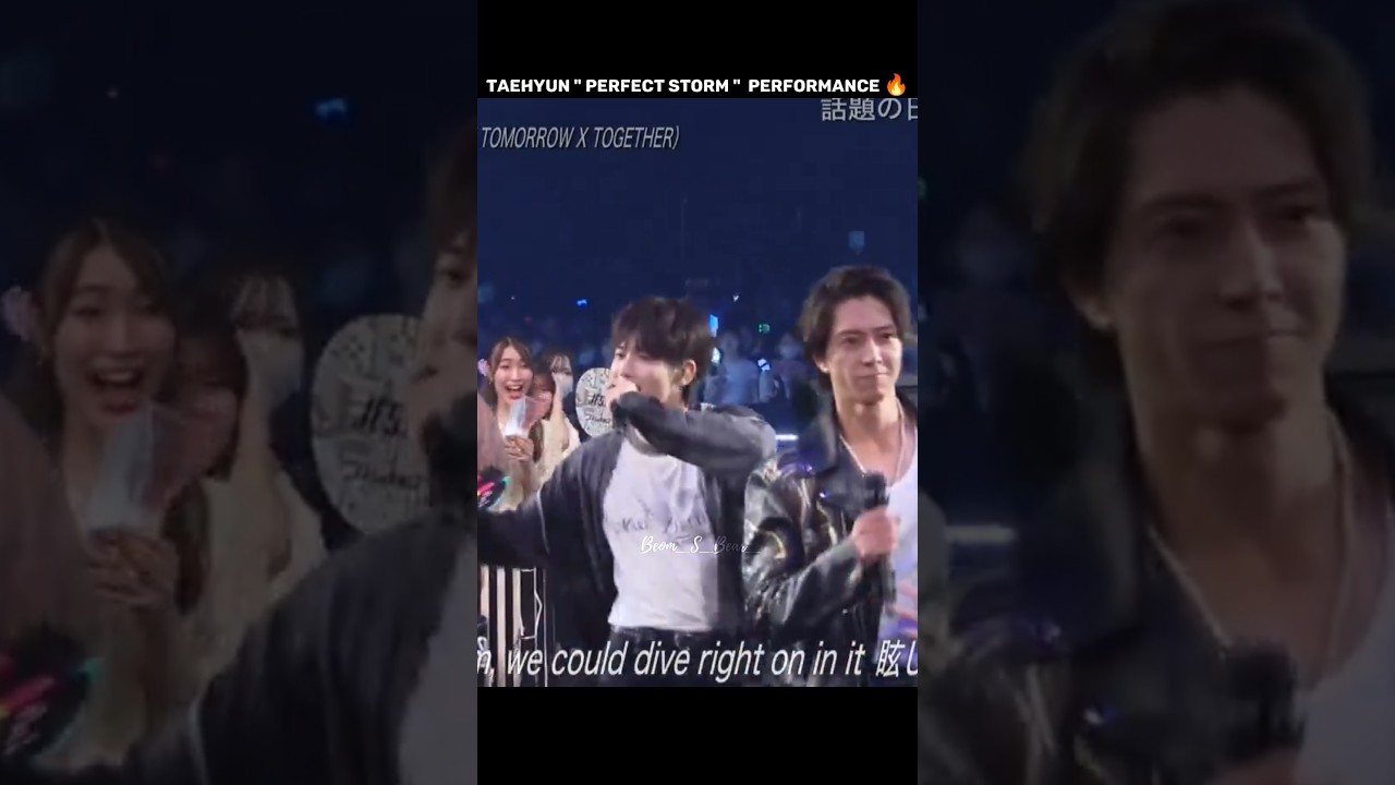 Taehyun Performed "Perfect Storm" with Yamashita Tomohisa at The Music Day🔥 - MAGMOE
