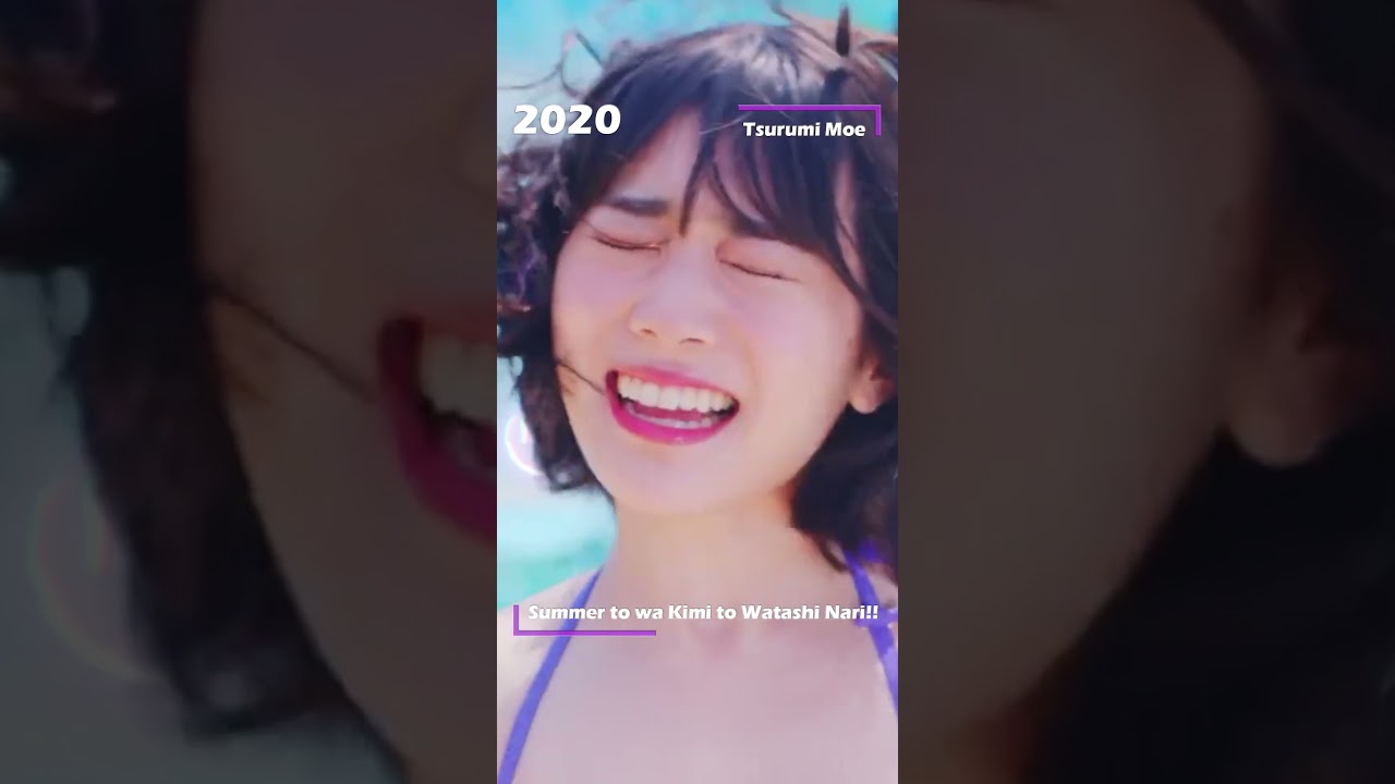 #鶴見萌 in SUMMER 💜 - MAGMOE