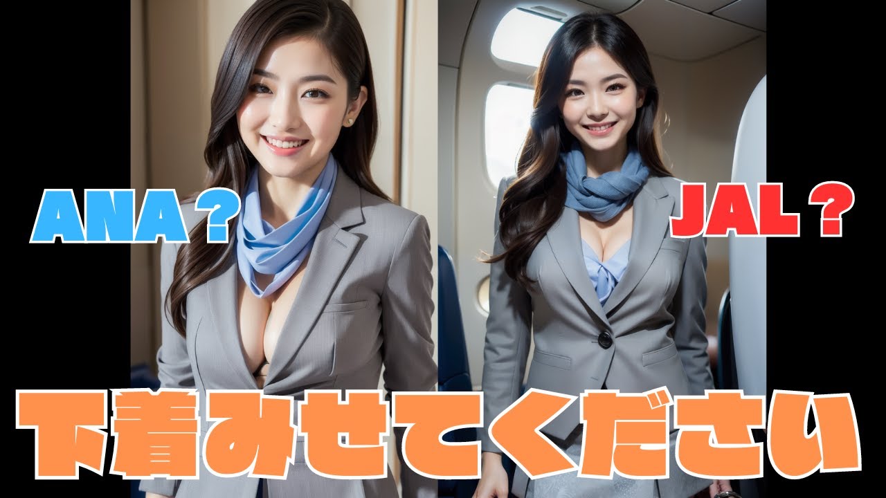 大手航空会社？のCAさんに聞いてみた ！あなたの下着みせてください#ai룩북 - MAGMOE
