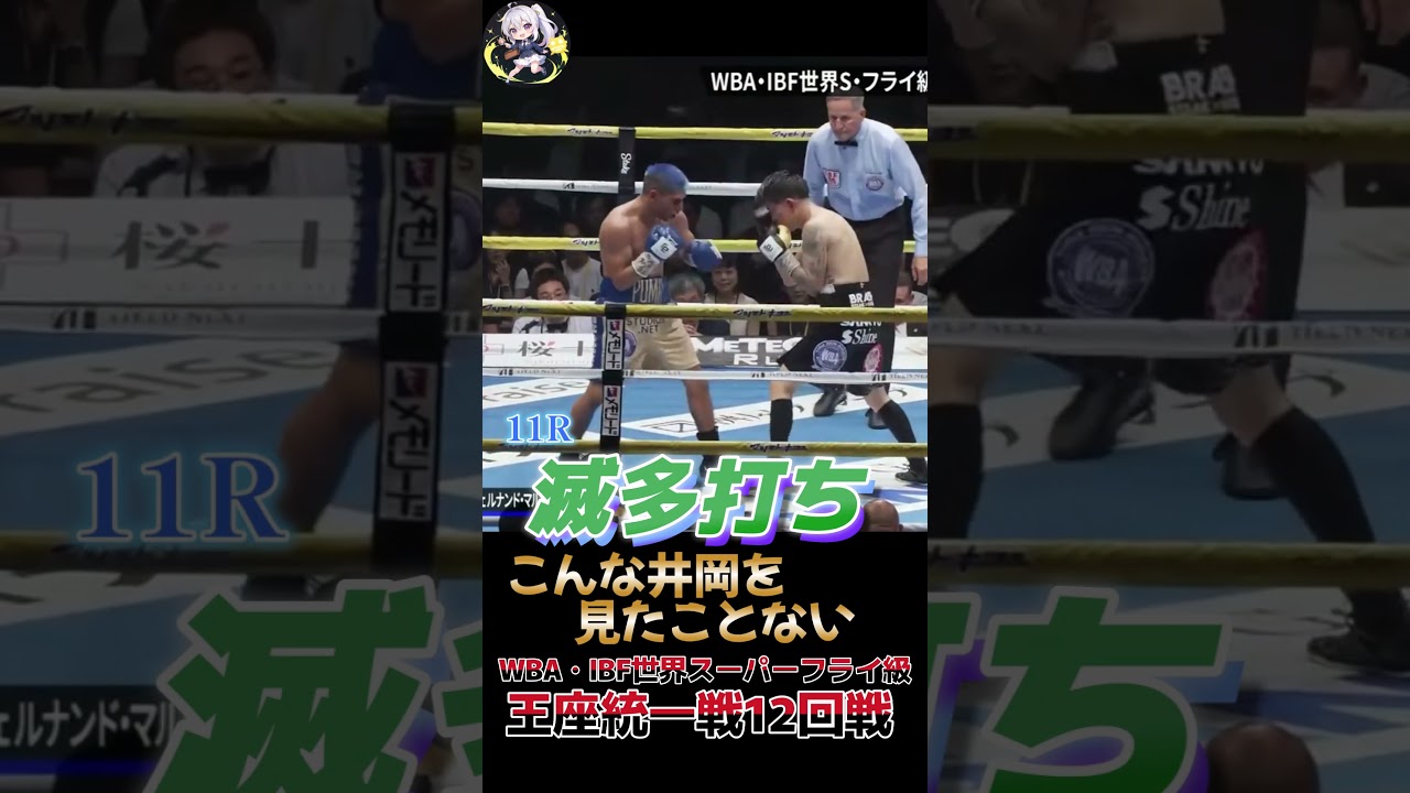 井岡一翔 vs フェルナンド・マルティネス(WBA・IBF世界スーパーフライ級王座統一戦 12回戦)ABEMA 格闘技ch【切り抜き】#Shorts #abema格闘 - MAGMOE