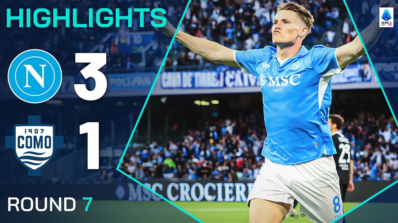 NAPOLI-COMO 3-1 | HIGHLIGHTS | McTominay scores inside a minute! | SERIE A 2024/25 - MAGMOE
