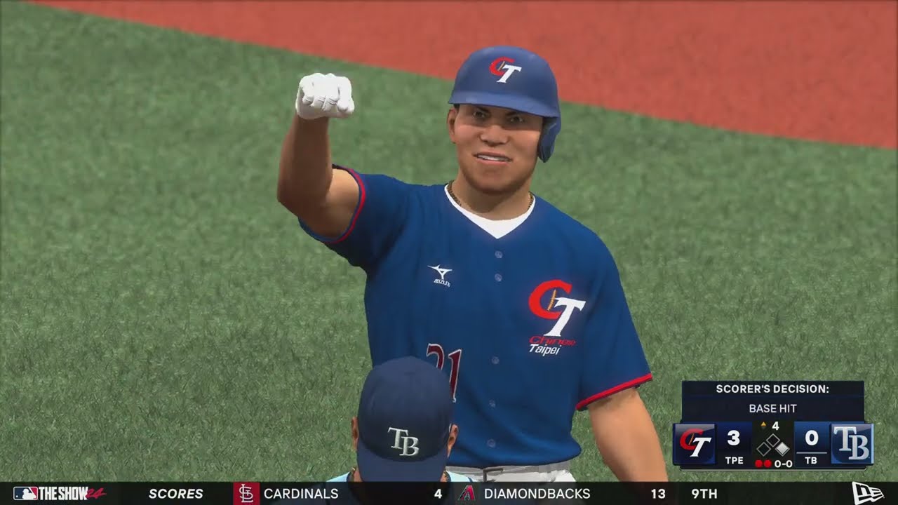 MLB The Show 24_亞洲血統隊 vs 坦帕灣光芒 Asian Descent Team vs Tampa Bay Rays - MAGMOE