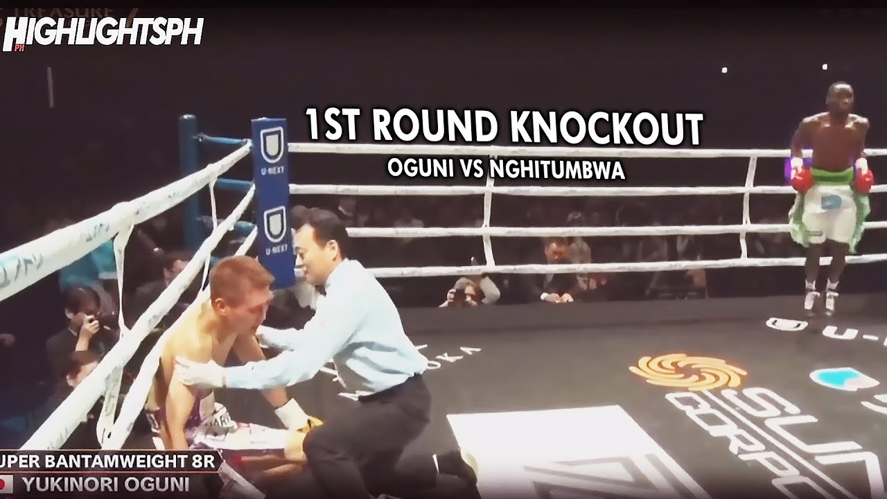 1ST Round Knockout!!! Yukinori Oguni vs Fillipus Nghitumbwa フィリパス・ギトゥンブワ vs 小国幸典 Fight ...