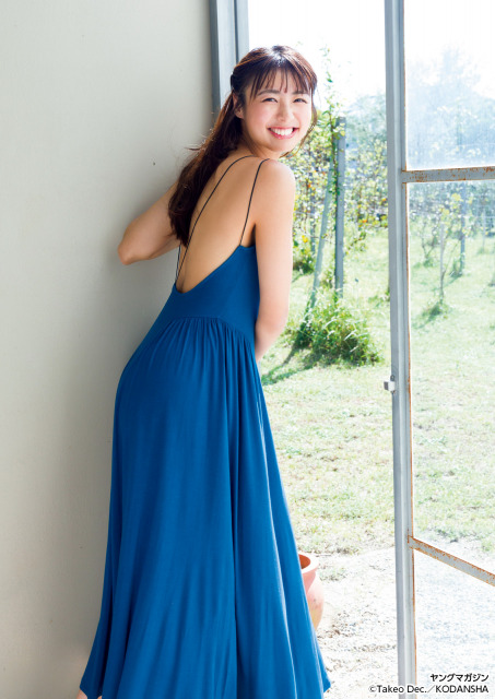 『THE TIME,』リポーター西堀文、初水着を解禁 身長172cm圧巻スタイル＆キュートな笑顔の25歳 | ORICON NEWS - MAGMOE