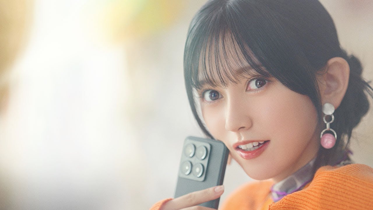 乃木坂46池田瑛紗、キメ顔に注目！ VTuber宝鐘マリンも登場 ソフトバンク新CM「神ジューデンガール2」編 - MAGMOE