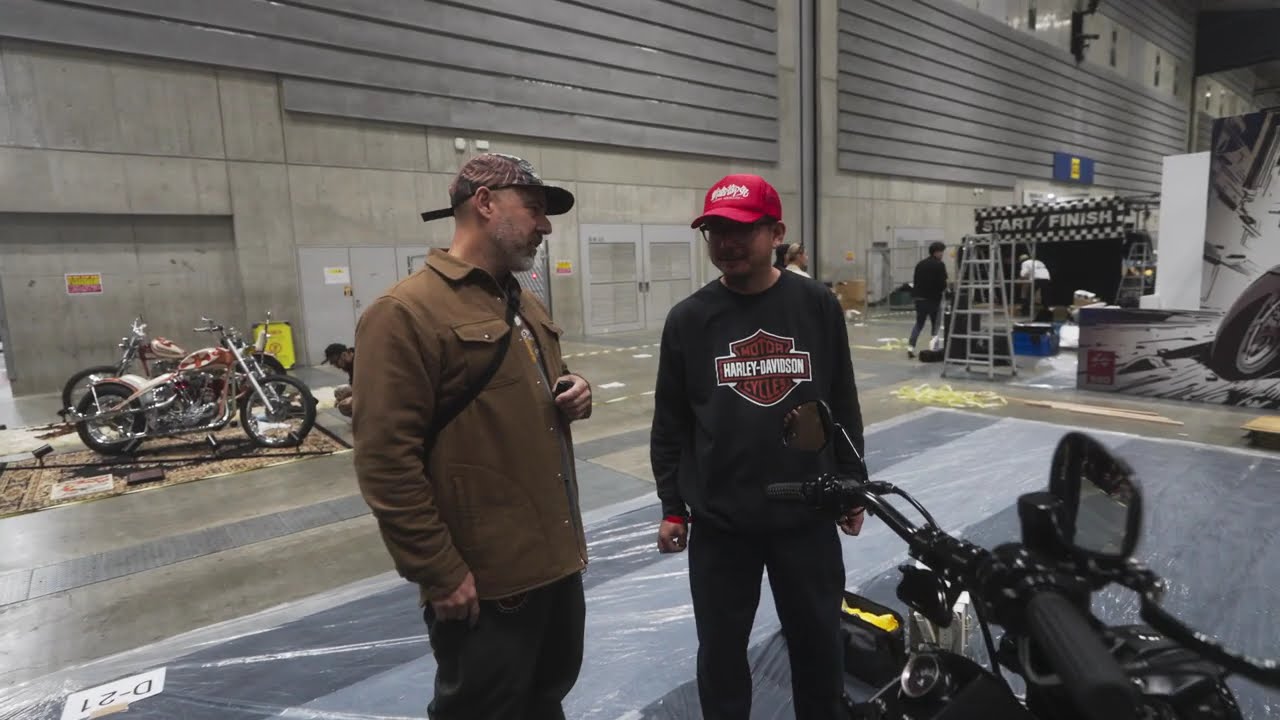 Walkaround on Yuta Jinguji's (神宮寺勇太) FXR built by Kayamori | Mooneyes Hot Rod Custom Show HRCS ...