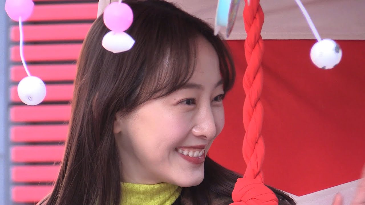 松井玲奈 今宮戎「宝恵かご行列」 2025.1.10 NHK朝ドラ「おむすび」大阪難波/十日戎 - MAGMOE