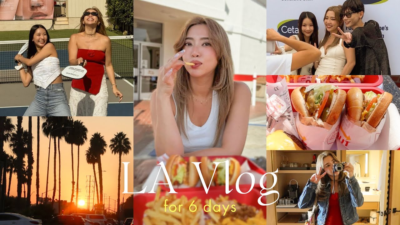 【LA vlog】友達と過ごす賑やかな7日間LA旅🇺🇸🍔In-N-Out / フリマ / SEPHORA購入品etc... - MAGMOE