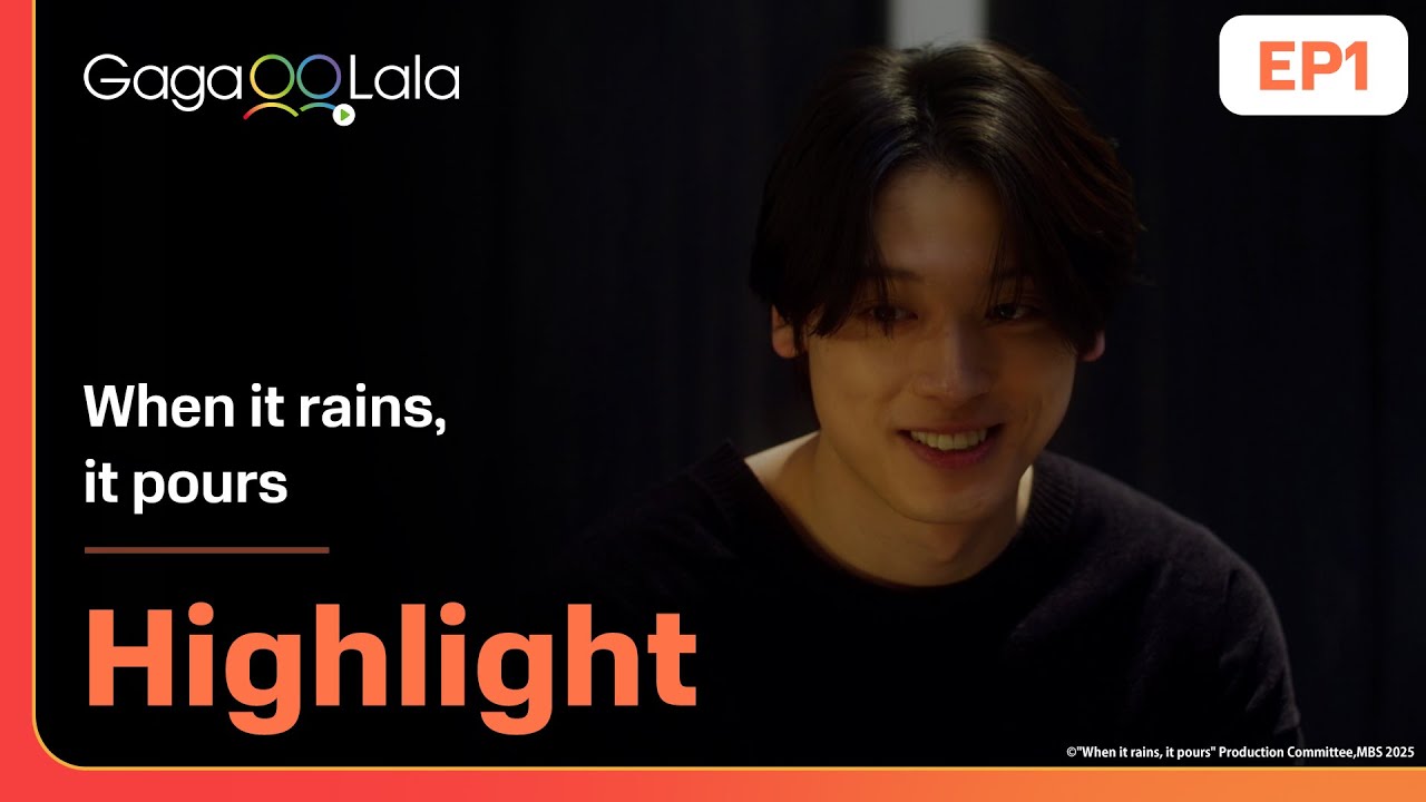 Japanese BL series "When it rains, it pours" EP1 highlight, is on air now on GagaOOLala🌧️ - MAGMOE