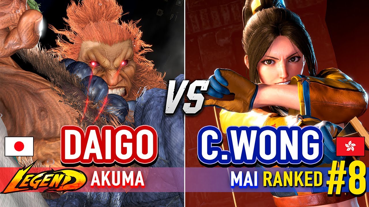 SF6 🔥 DAIGO (Akuma) vs CHRIS WONG (#8 Ranked Mai) 🔥 Street Fighter 6 High Level Gameplay - MAGMOE