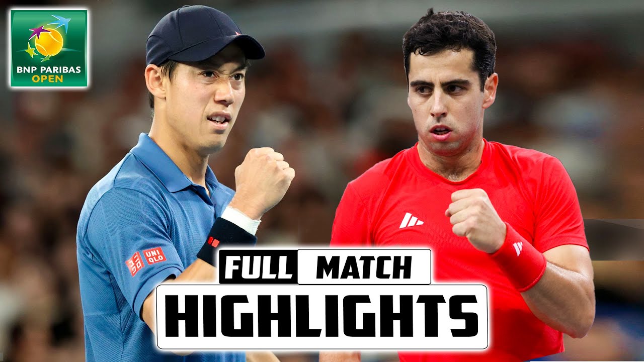 Kei Nishikori (錦織 圭) Vs Jaume Munar 1st Round Highlights - Indian Wells 2025 - MAGMOE