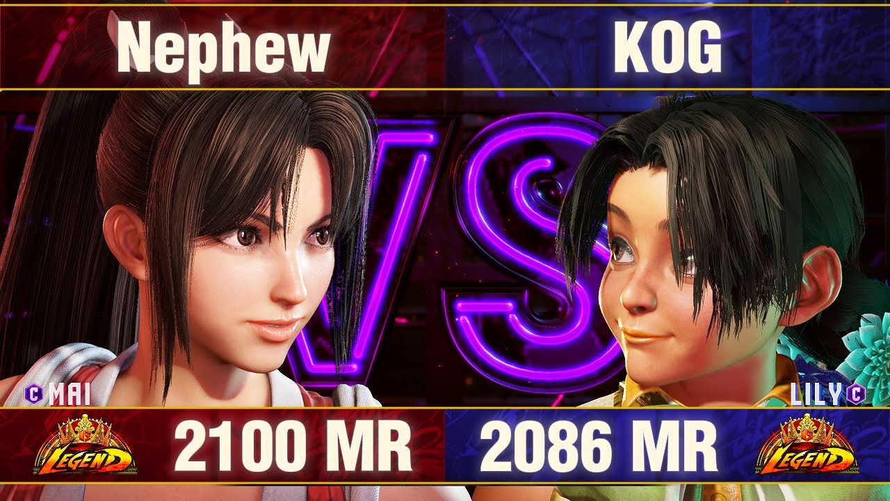 【スト6】ネフュー vs KOG (不知火舞 vs リリー) SF6 Nephew vs KOG (Mai vs Lily) - MAGMOE