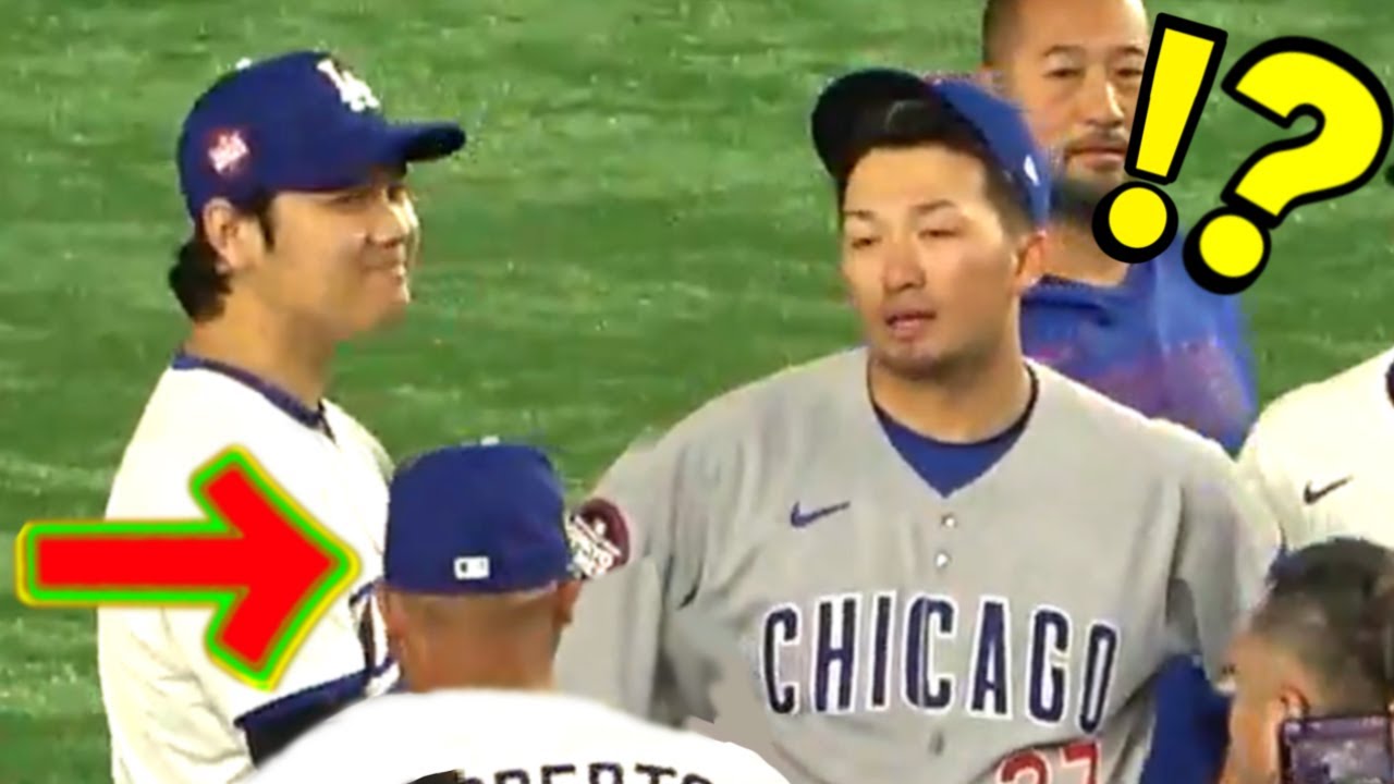 大谷と鈴木誠也に近づいたロバーツ監督に気づいた次の瞬間・・「これが日本の鑑、素晴らしい！」海外メディアも感動だわ！【MLB】 - MAGMOE