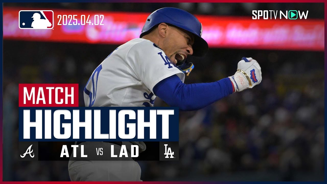 【大谷が3試合ぶりの安打！ドジャースは球団新記録の開幕7連勝！】ブレーブスvsドジャース 試合ハイライト MLB2025シーズン 4.2 - MAGMOE