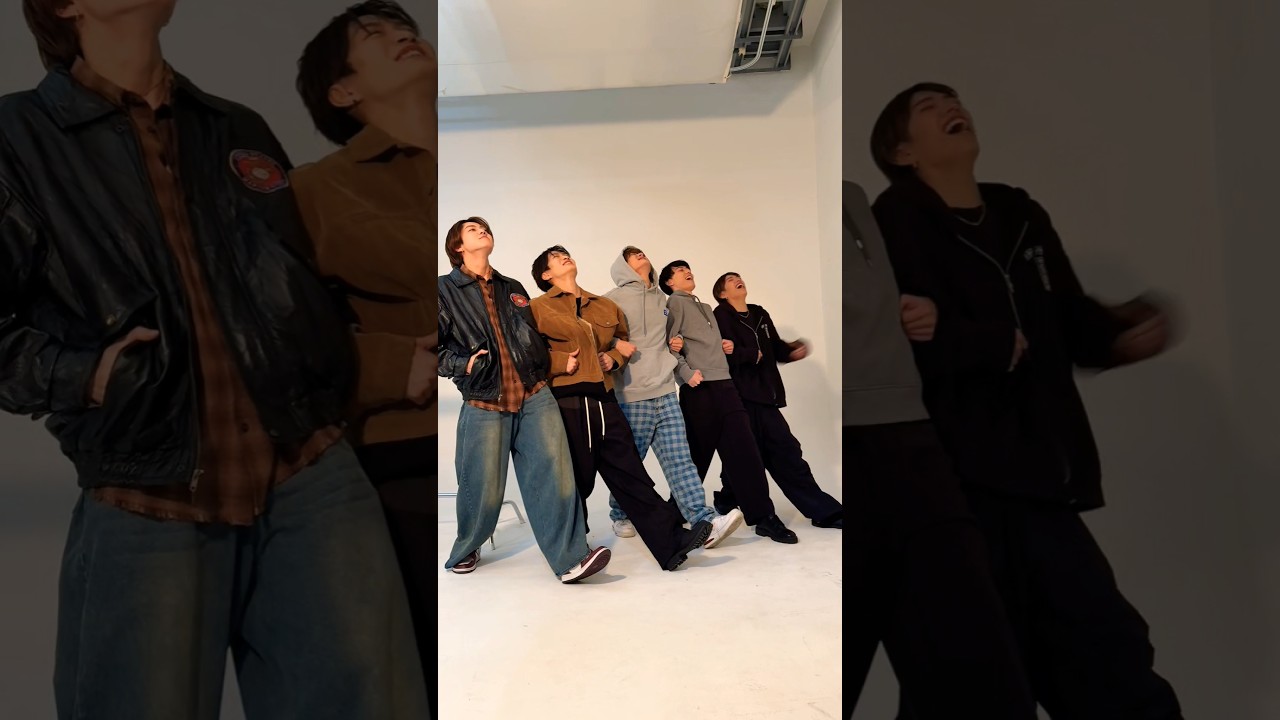 ウィ·ウィル·ロック·ユー 今日も全力！〜👟💫 #浮所飛貴 #那須雄登 #作間龍斗 #深田竜生 #佐藤龍我 #ACEes - MAGMOE