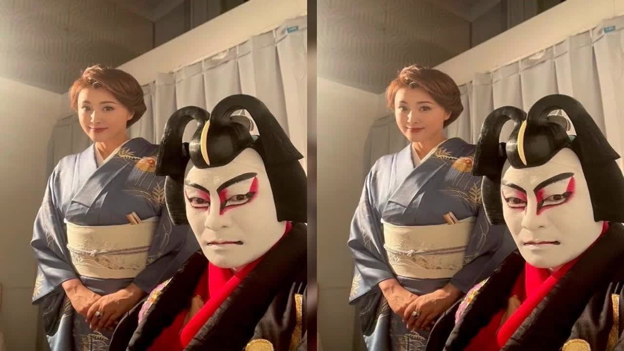 H91- 片岡愛之助、舞台裏で撮影した妻・藤原紀香との2ショットを公開「麗しい」の声 - MAGMOE