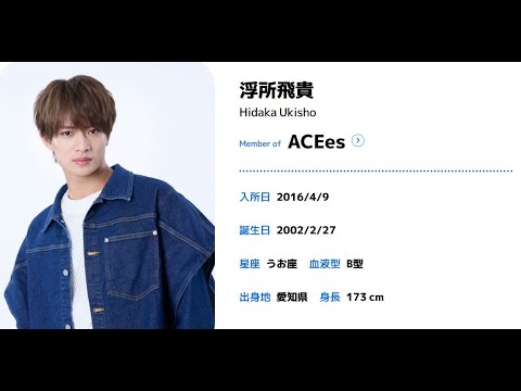 浮所飛貴｜ACEes｜日月占い｜【男性アイドル】 - MAGMOE
