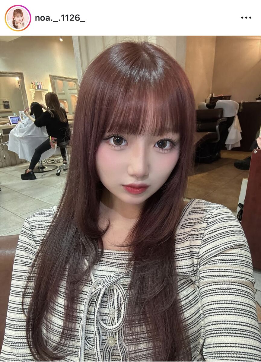 元人気アイドルの17歳娘、春っぽヘアカラーにイメチェン！鏡越しショットがあざとい - スポーツ報知 - MAGMOE