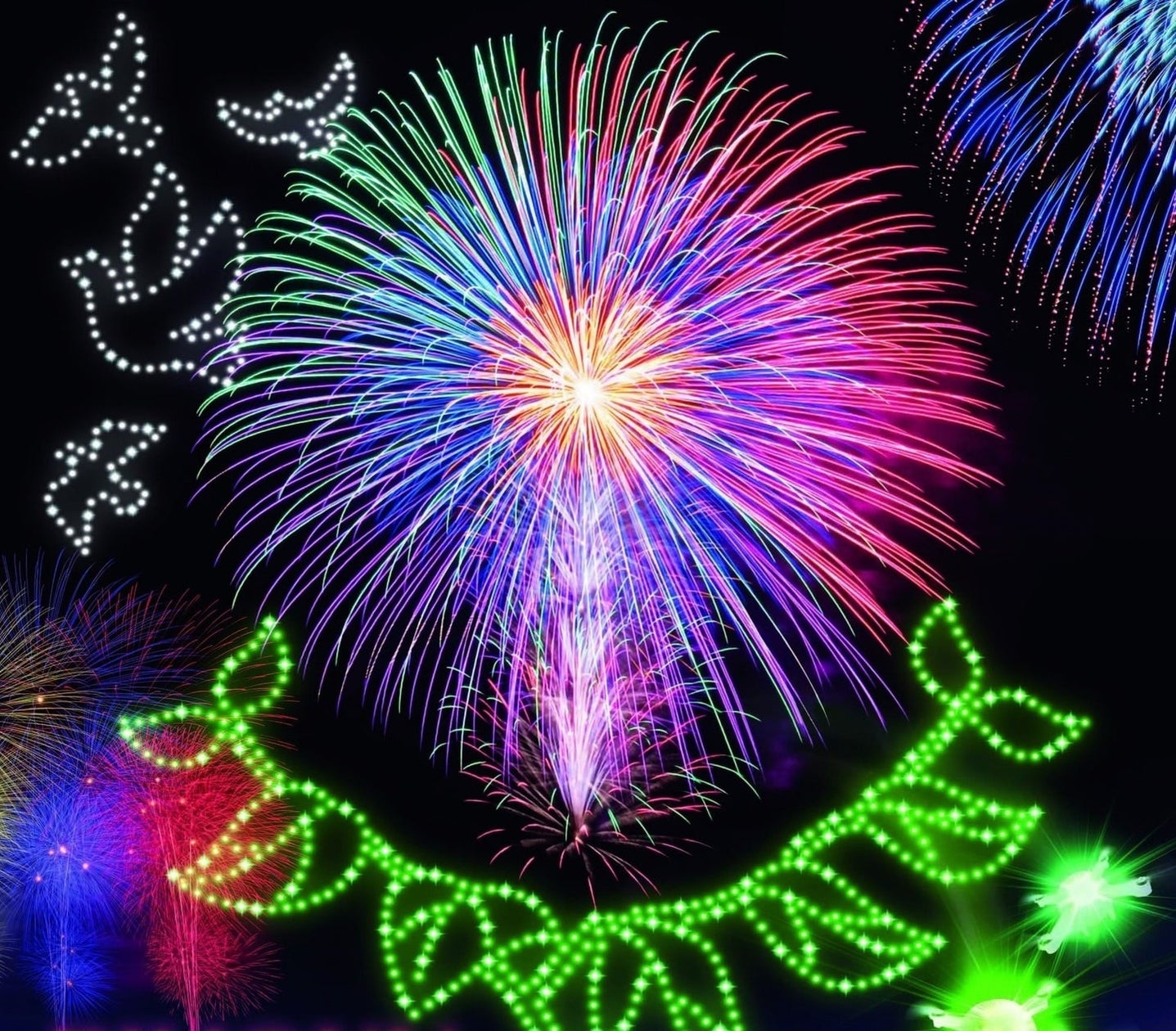 【花火×ドローン×音楽が完全シンクロする独創的な花火演出！】GW特別開催『東京ドイツ村 FIRE DRONE FANTASIA』5月5日開催！ | 株式会社日本橋丸玉屋のプレスリリース ...