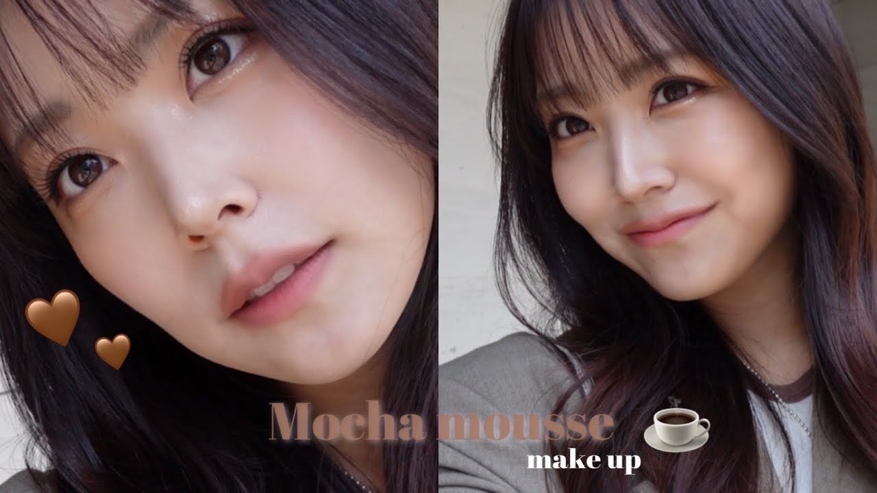 【韓国メイク】メイクショップでK-POP IDOL モカムースメイク🍪🤎| 모카무스 메이크업 - MAGMOE