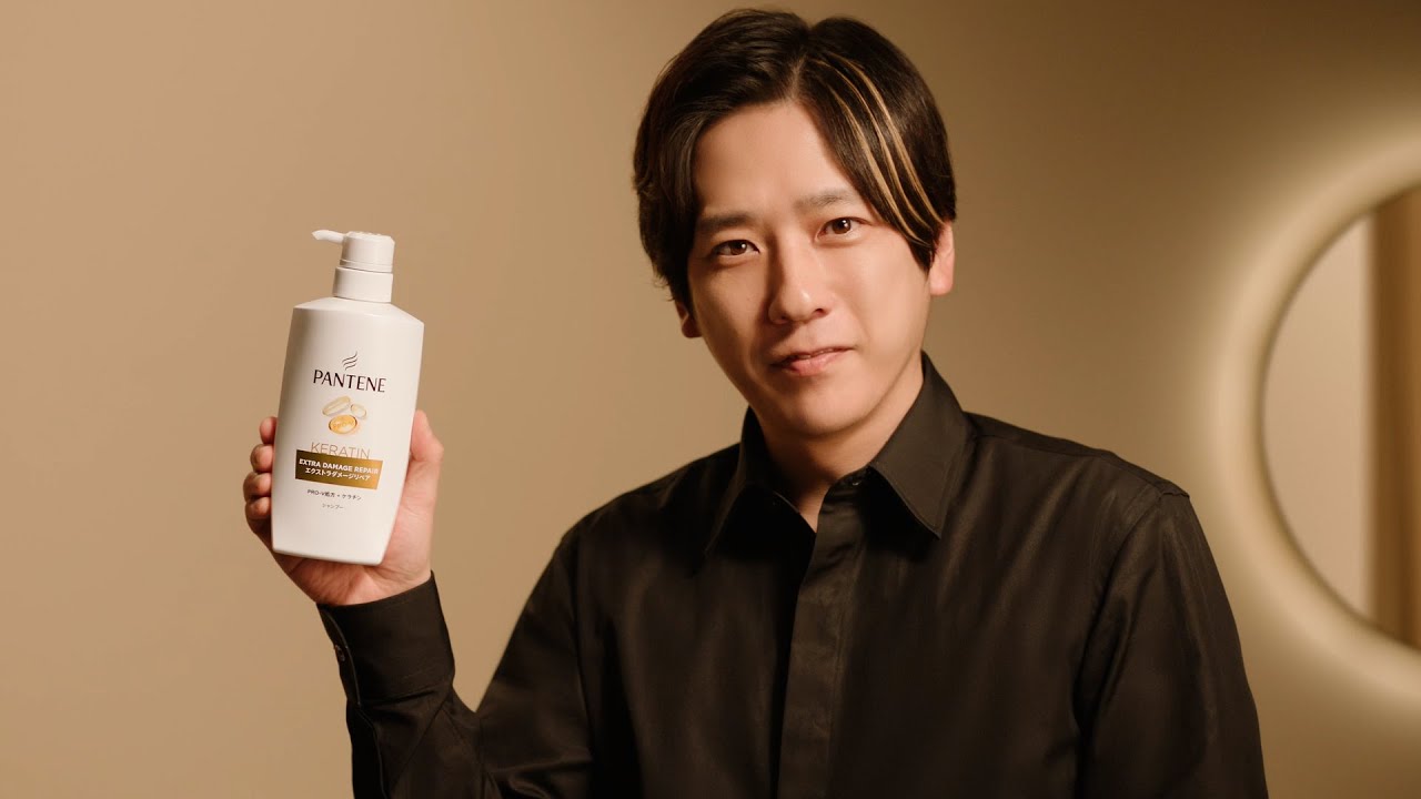 二宮和也、金メッシュでカリスマ美容師に挑戦！CM撮影メイキング&インタビュー映像も公開 P&G『パンテーン』新TVCM - MAGMOE