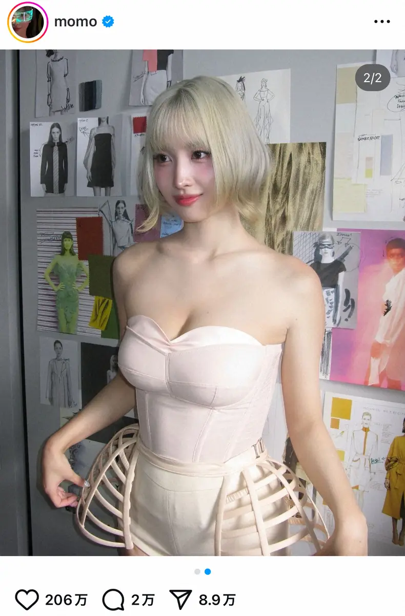 TWICE・モモ 金髪ボブで印象ガラリ「天使や…」「リアルバービー人形」「かっっわいい」と大反響 - スポニチ Sponichi Annex 芸能 - MAGMOE